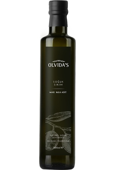 Olvida's Soğuk Sıkım Zeytinyağı 500 ml