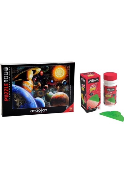 Anatolian Gezegenler Planets In Space 1000 Parça Puzzle + Anatolian Puzzle Yapıştırıcısı Parlak 140 ml Anatolian Gezegenler Planets In Space 1000 Parça Puzzle + Anatolian Puzzle Yapıştırıcısı Parlak 140 ml