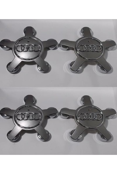 Yed Audi Ahtapot 5 Kol Jant Göbeği Kapağı 135 mm Kapak 4 Adet Yed Audi Ahtapot 5 Kol Jant Göbeği Kapağı 135 mm Kapak 4 Adet
