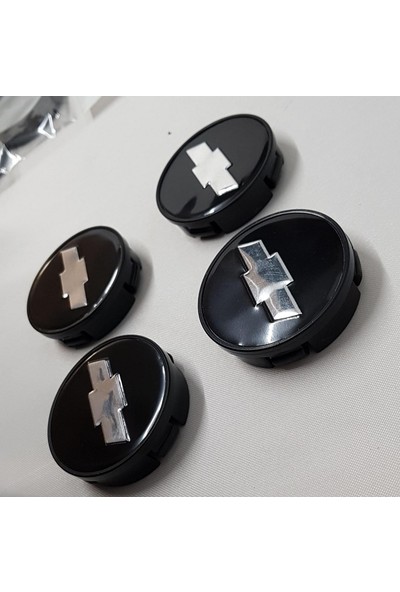 Yed Jant Göbeği Chevrolet 65/60 60mm Iç Çap 4'lü Set Siyah