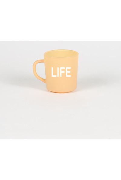 Rakle Motto Life Kupa Bardak Hardal Rakle Motto Life Kupa Bardak Hardal