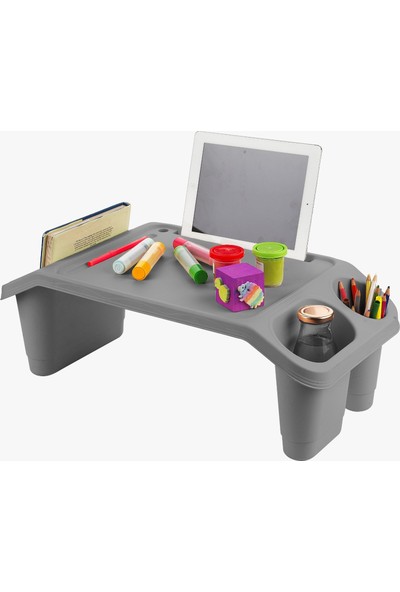 Happyspring Öğrenci Çocuk Ders Çalışma Masası Kahvaltı Laptop Sehpası Hobi Sehpası