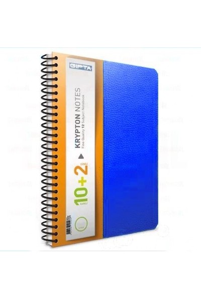 Gıpta Krypton A4 250 Yaprak 10+2 Seperatörlü Defter Mavi Gıpta Krypton A4 250 Yaprak 10+2 Seperatörlü Defter Mavi