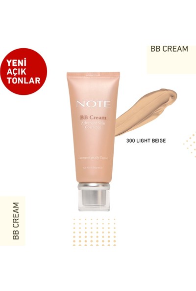 Note Bb Krem No: 300 Light Beige 35 ml