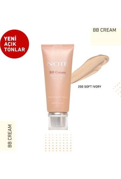 Note Bb Krem No: 200 Soft Ivory 35 ml Note Bb Krem No: 200 Soft Ivory 35 ml