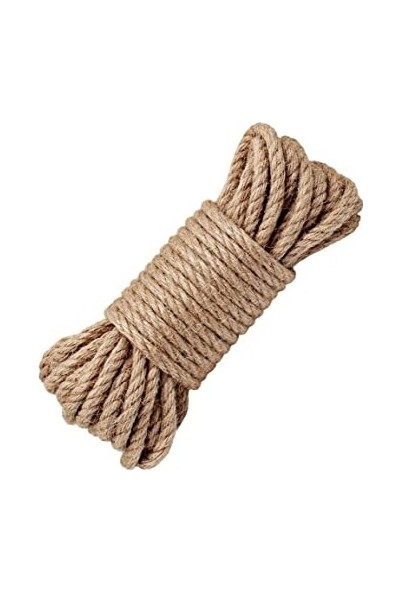 Markapet Kedi Tırmalama Ipi Jut Halat 6 mm 10 Metre Markapet Kedi Tırmalama Ipi Jut Halat 6 mm 10 Metre