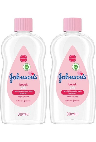 Johnsons Baby Bebek Yağı 300 Ml 2'li Johnsons Baby Bebek Yağı 300 Ml 2'li