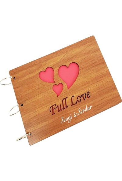 Pigado Isme Kişiye Özel Ahşap Kapaklı Full Love Telli Fotoğraf Albümü Pigado Isme Kişiye Özel Ahşap Kapaklı Full Love Telli Fotoğraf Albümü