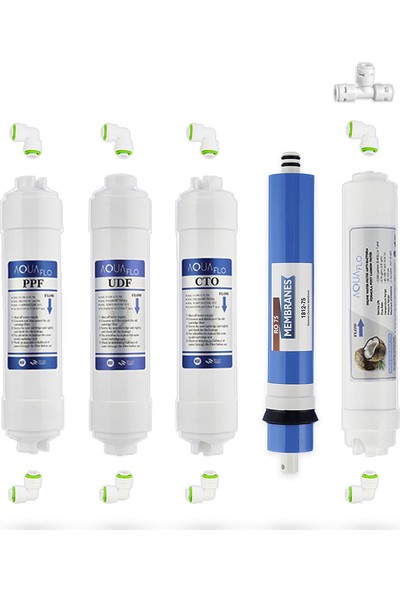 Mil Su Kapalı Kasa Su Arıtma Cihazı 5'li Filtresi Standart Membran Set