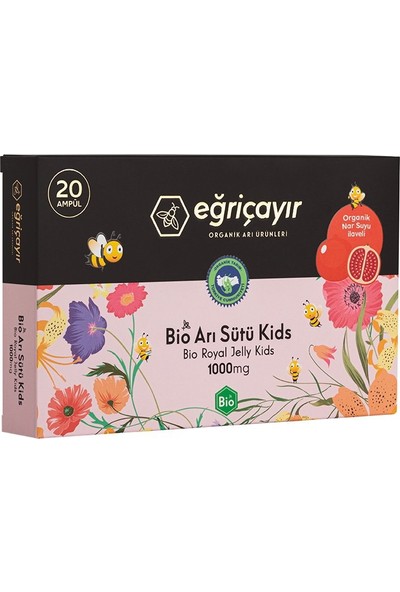 Eğriçayır Bio Arı Sütü Kids 1 gr x 20'li