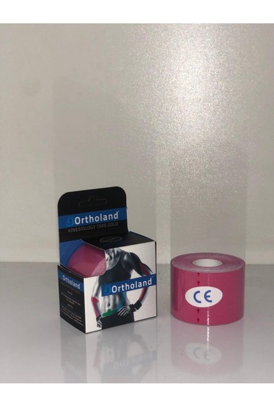 Ortholand Pembe Renk Kinesio Bandı, Spor Kas Ağrı 5cm*5mt Ortholand Pembe Renk Kinesio Bandı, Spor Kas Ağrı 5cm*5mt