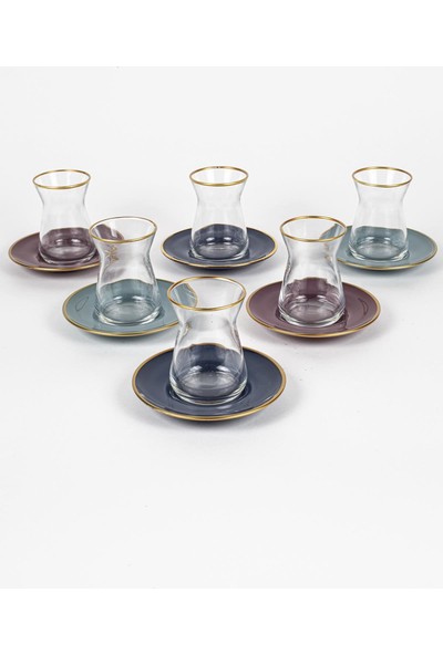 Rakle Elegant 12 Parça Çay Seti 132 cc.