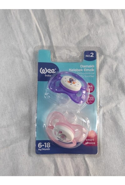 Wee Baby Damaklı Kelebek Emzik Kız Bebek No:2