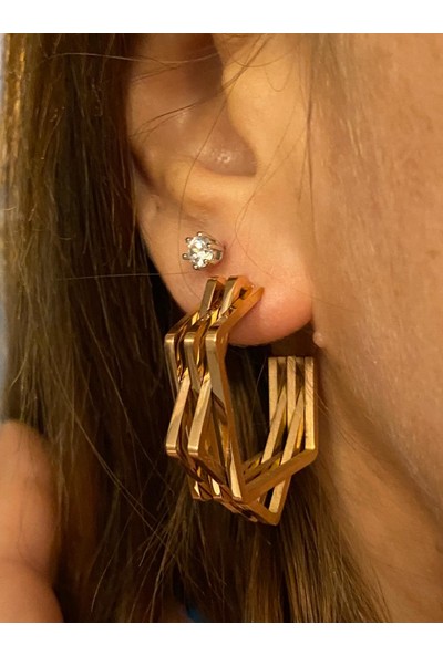 Mylady Tasarım Çelik Küpe