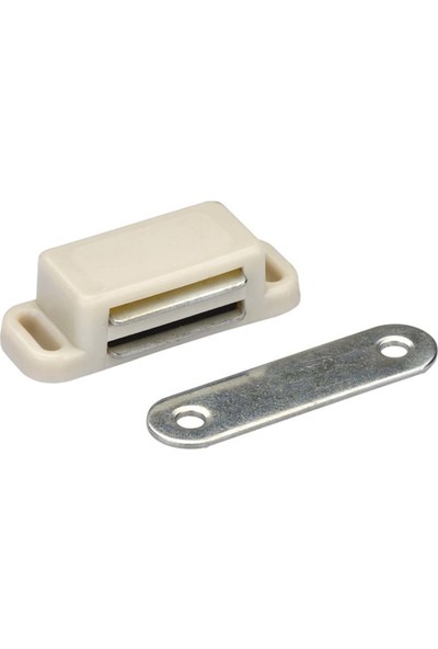 Canex Mıknatıslı Çıt Çıt Plastik Beyaz 4.5 cm