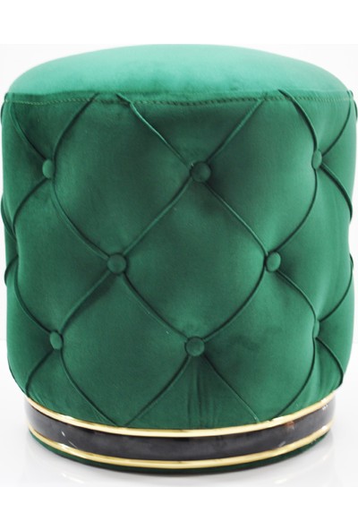 Zem Lunge Chester Green - Gold Puf Zem Lunge Chester Green - Gold Puf