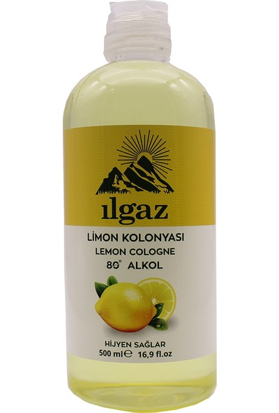 Ilgaz Limon Kolonyası 500 ml 80 Derece Limon Kolonyası Eau De Cologne