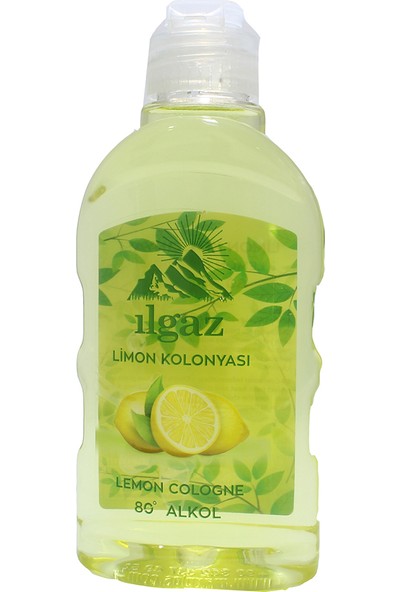 Ilgaz Limon Kolonyası 225 ml 80 Derece Limon Kolonyası Eau De Cologne