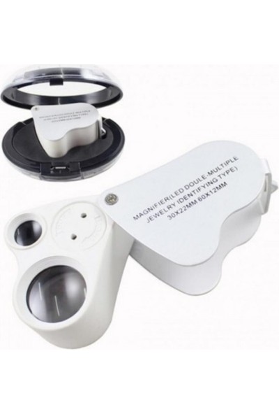 Erciyes Lup Kuyumcular Için Işıklı Metal Göz Büyüteç Erciyes Lup Kuyumcular Için Işıklı Metal Göz Büyüteç