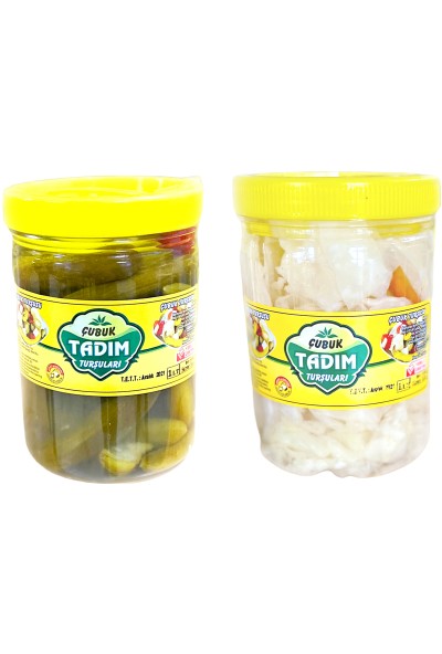 Çubuk Tadım Turşuları 2'li Çubuk Turşusu - 1 Lt Çubuk Salatalık 0 No Turşusu - 1 Lt Çubuk Lahana Turşusu - Çubuk Tadım Turşuları Çubuk Tadım Turşuları 2'li Çubuk Turşusu - 1 Lt Çubuk Salatalık 0 No Turşusu - 1 Lt Çubuk Lahana Turşusu - Çubuk Tadım Turşuları