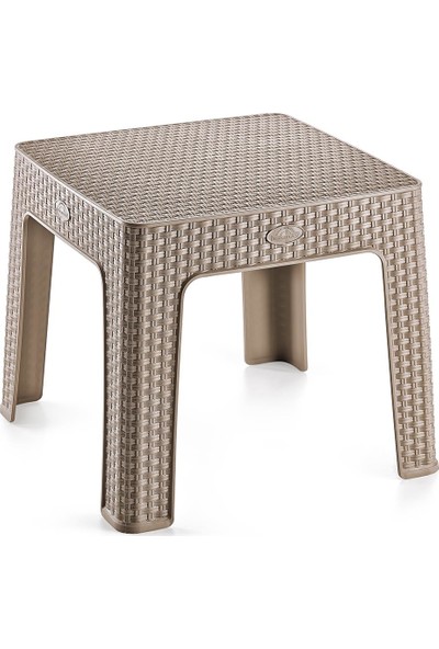 Holiday Monoblok Rattan Sehpa | Bahçe & Balkon & Şezlong Sehpası