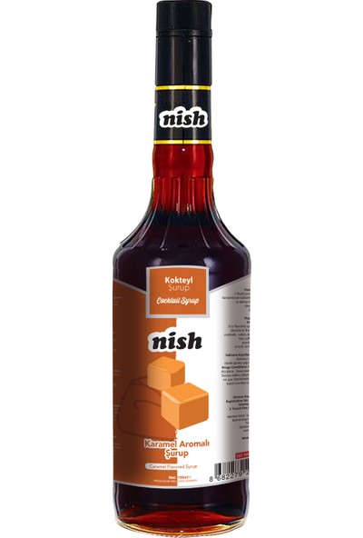 Nish Karamel Aromalı Şurup 700 ml