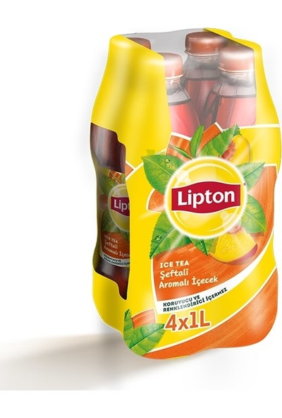 Lipton Ice Tea Şeftali 4x1 L