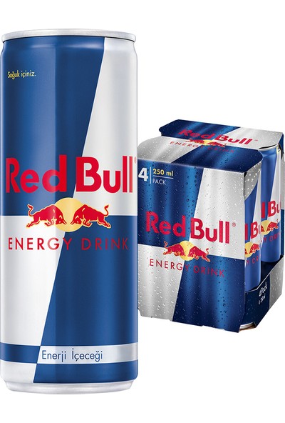 Red Bull Enerji İçeceği 4x250 ml Red Bull Enerji İçeceği 4x250 ml