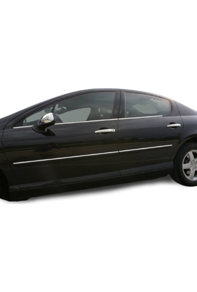 Blue Peugeot 407 Sedan Paslanmaz Krom Cam Çıtası 4 Parça Blueoto Blue Peugeot 407 Sedan Paslanmaz Krom Cam Çıtası 4 Parça Blueoto
