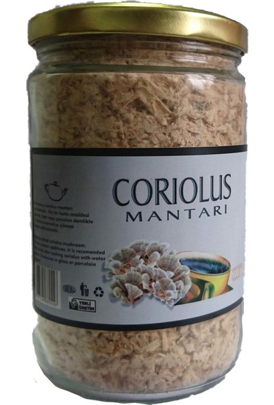 Agroma Koriolus (Coriolus Versicolor ) Hindi Kuyruğu Mantarı Kuru - Öğütülmüş 100 gr (Cam Kavanoz)