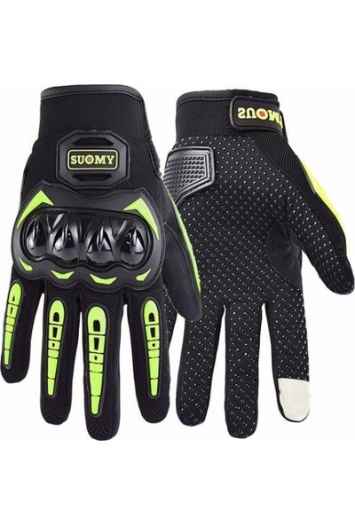 Yukka Yeşil Motosiklet Eldiveni