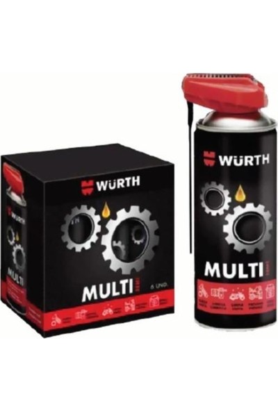 Würth Multi 5ın1 Çok Amaçlı Yağlama Temizleme Sprey 400ML Würth Multi 5ın1 Çok Amaçlı Yağlama Temizleme Sprey 400ML
