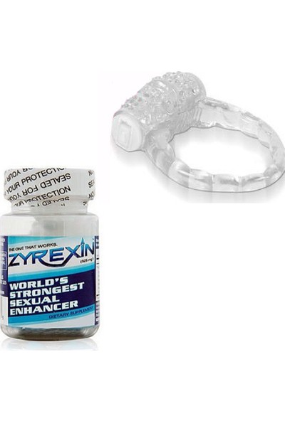 Nmc Titreşimli Penis Halkası ve Erkeklere Özel Sertleştiren Katılaştırıcı Hap