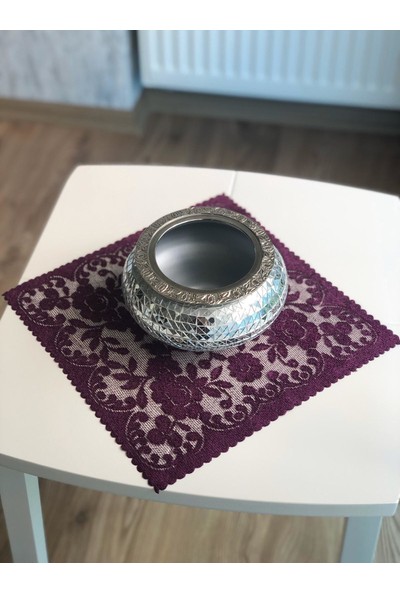 Wenessi 6 Adet Güllü Desen Örme Peçete Örtüsü Wenessi 6 Adet Güllü Desen Örme Peçete Örtüsü