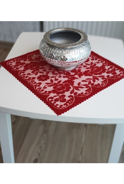 Wenessi 6 Adet Güllü Desen Örme Peçete Örtüsü Wenessi 6 Adet Güllü Desen Örme Peçete Örtüsü