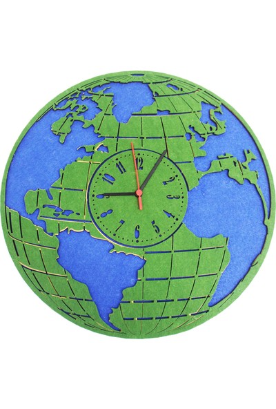 Kalpten Skyler Çocuk Odası Ahşap Duvar Saati Kalpten Skyler Çocuk Odası Ahşap Duvar Saati