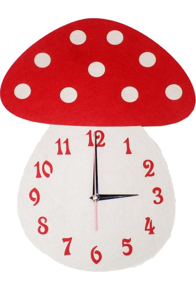 Kalpten Kaur Çocuk Odası Ahşap Duvar Saati Kalpten Kaur Çocuk Odası Ahşap Duvar Saati