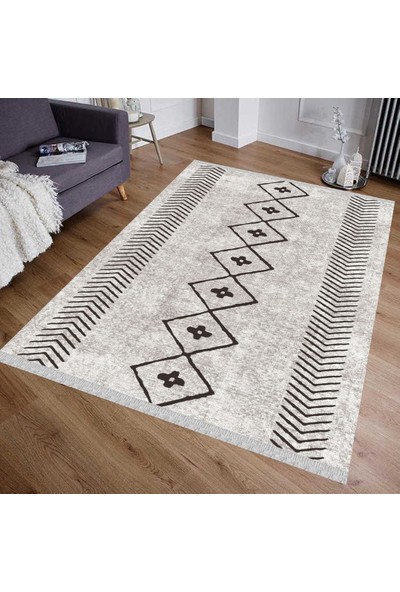 Decoser Halı Decoser 5054 Siyah Beyaz Iskandinav Kilim Decoser Halı Decoser 5054 Siyah Beyaz Iskandinav Kilim