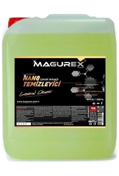 Magurex Genel Amaçlı Nano Temizleyici 5 L Magurex Genel Amaçlı Nano Temizleyici 5 L
