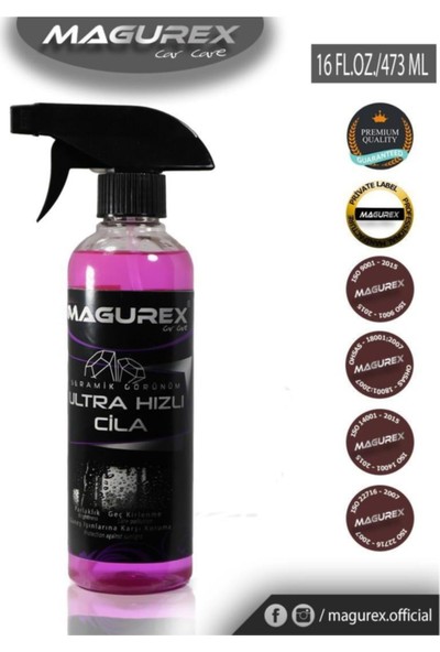 Magurex Hızlı Cila Seramik Görümlü 473 ml Magurex Hızlı Cila Seramik Görümlü 473 ml