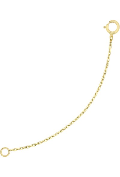Altın Sepeti Altın Kaplama Gümüş Zincir Uzatma Parçası