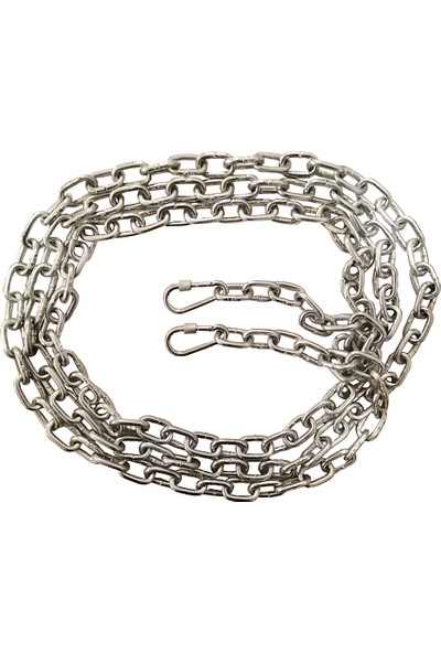 Markapet Köpek Bağlama Zinciri 4 mm 3 Metre + 2 Vidali Karabina ( 15 kg ) Markapet Köpek Bağlama Zinciri 4 mm 3 Metre + 2 Vidali Karabina ( 15 kg )