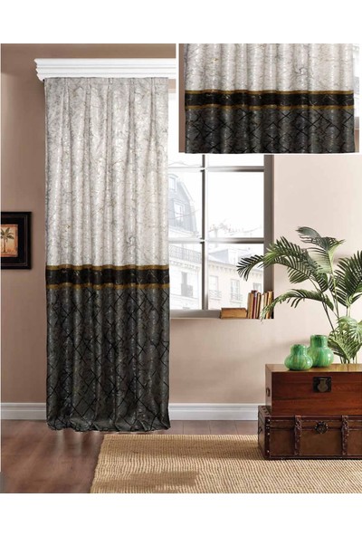 Brillant Yeni Sezon Panel Fon Perde Pileli 70X277