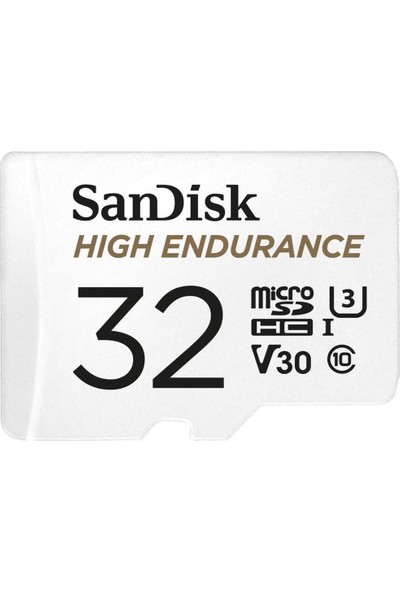 Sandısk High Endurance 32GB (CLASS10-UHS-I) Microsd Kart SDSQQNR-032G-GN6IA Sandısk High Endurance 32GB (CLASS10-UHS-I) Microsd Kart SDSQQNR-032G-GN6IA