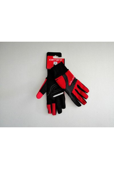 Carraro Uzun Parmak Kışlık Eldiven Kırmızı V1 Large