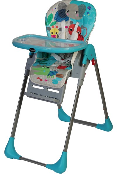 Brion Vega Çok Fonksiyonlu Tekerlekli Mama Sandalyesi Turkuaz Brion Vega Çok Fonksiyonlu Tekerlekli Mama Sandalyesi Turkuaz