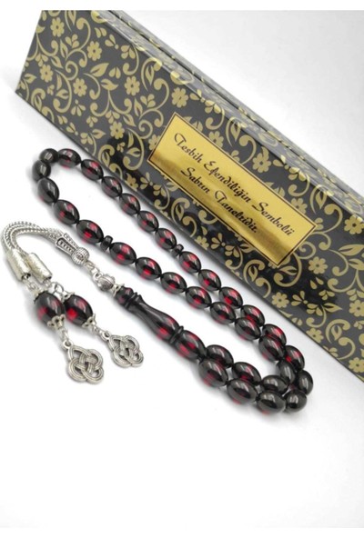 Swes Sürmeli Sıkma Ateş Kehribar Tesbih Swes Sürmeli Sıkma Ateş Kehribar Tesbih