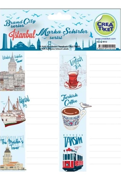 Crea Ticket Okul Etiketi Crea Ticket Okul Etiketi