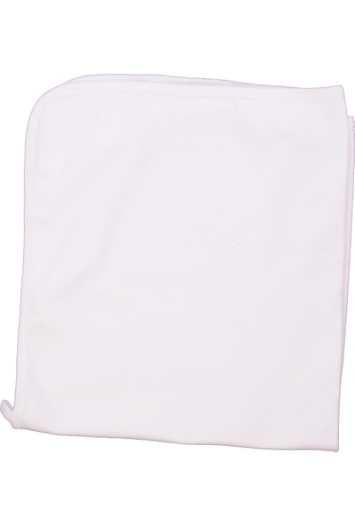 BebeMekan Nakışsız Sade Penye Battaniye 80 x 90 cm - Ekru