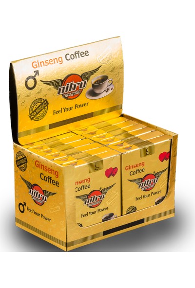 Nitromax Ginseng Kahve 12'li 30 gr Nitromax Ginseng Kahve 12'li 30 gr